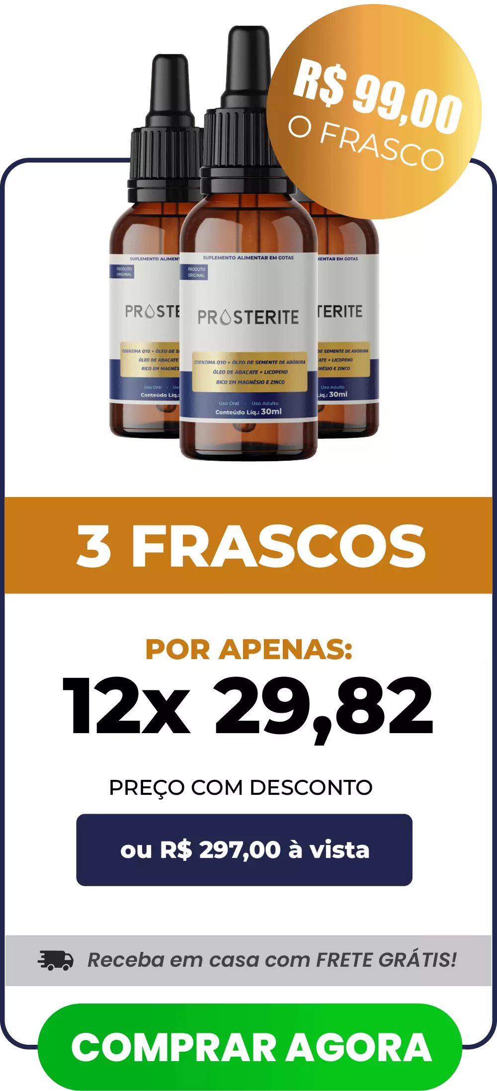 Prosterite - Site Oficial - Suporte Natural em Gotas para a Próstata