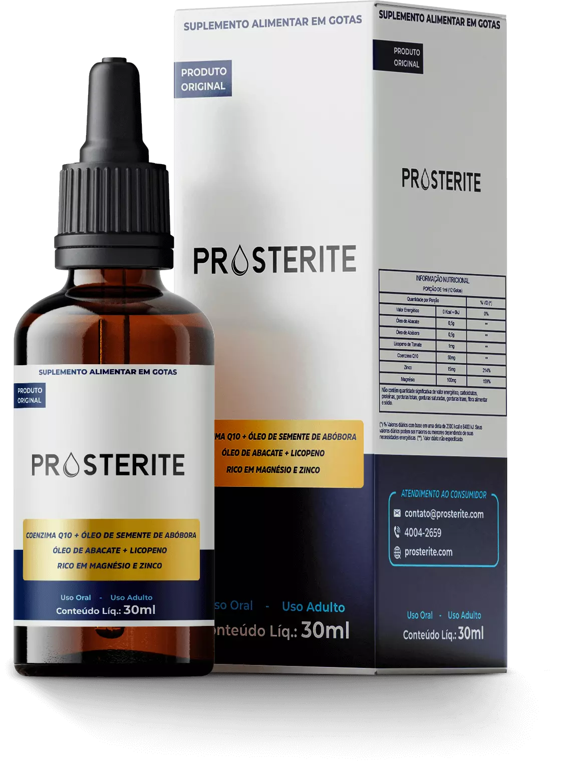 Prosterite - Site Oficial - Suporte Natural em Gotas para a Próstata